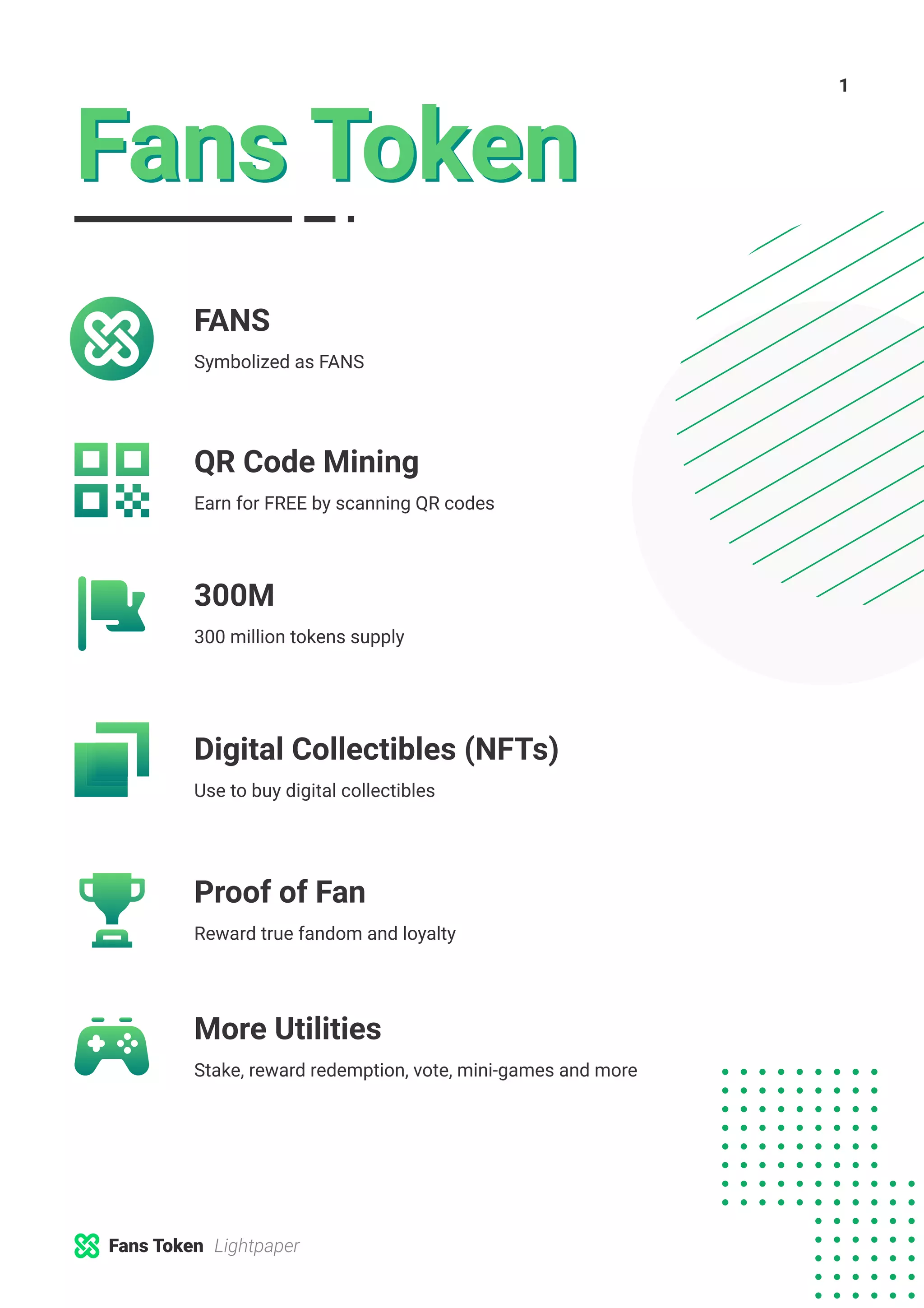 Light paper - FANS TOKEN | PDF