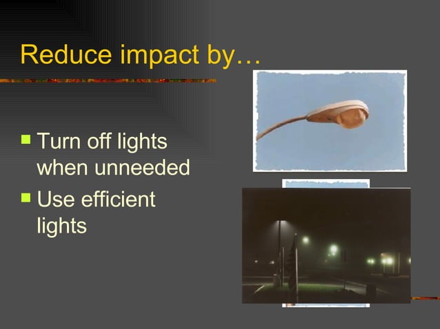 Light Pollution | PPT | Environment | Science