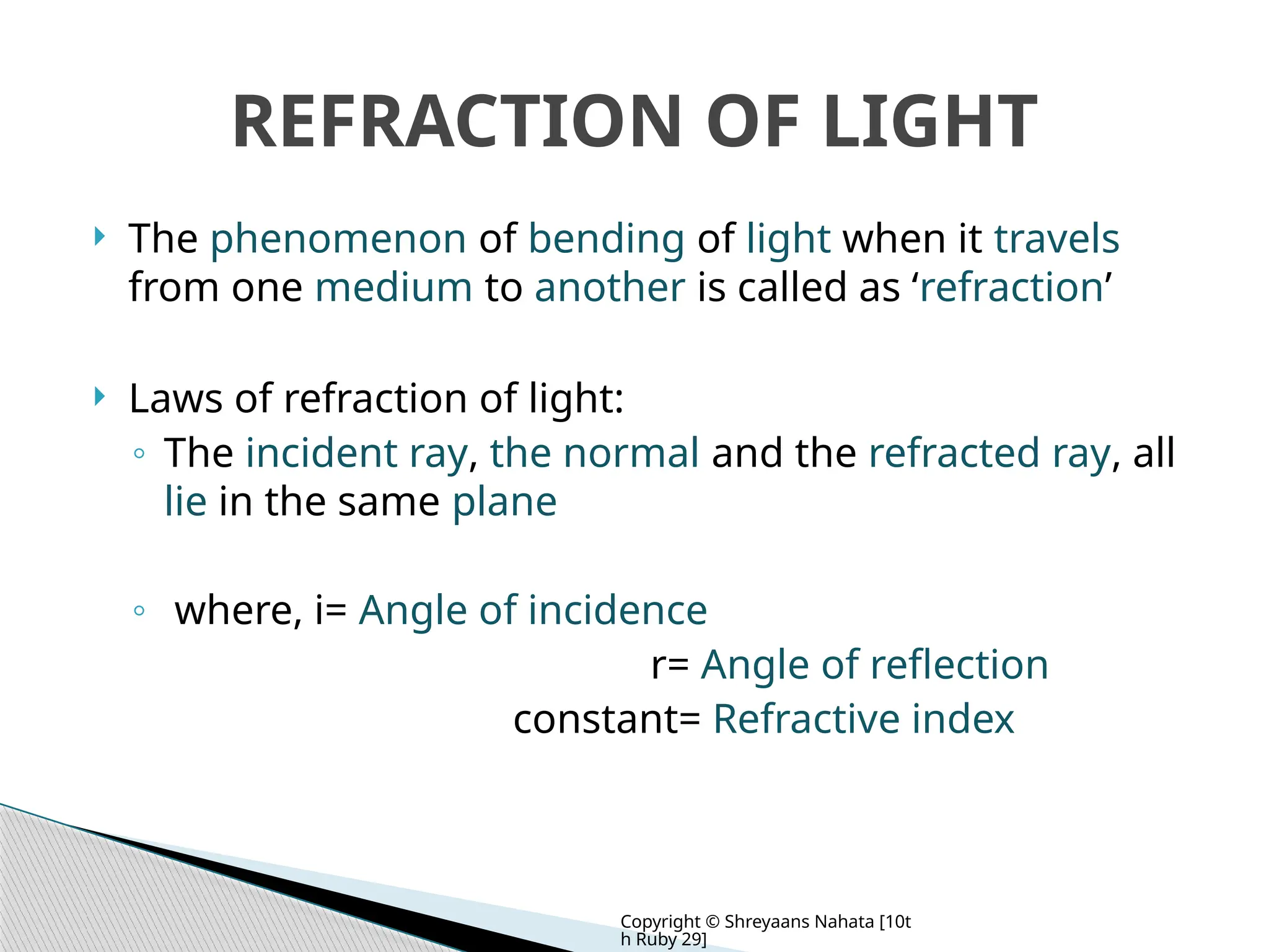The light reflection and Refraction.pptx