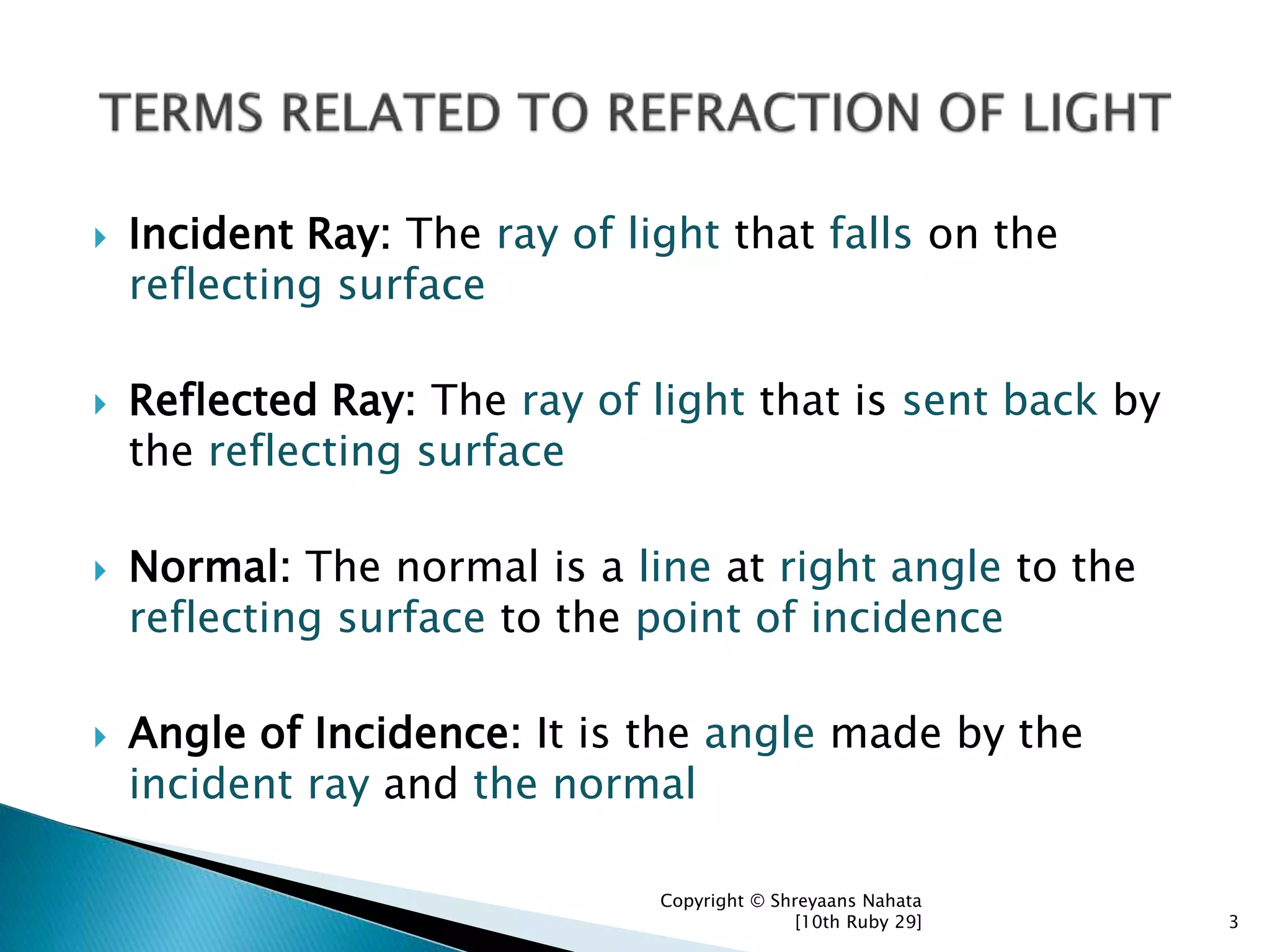 Light - Reflection and Refraction Class 10 Physics Complete | PPTX