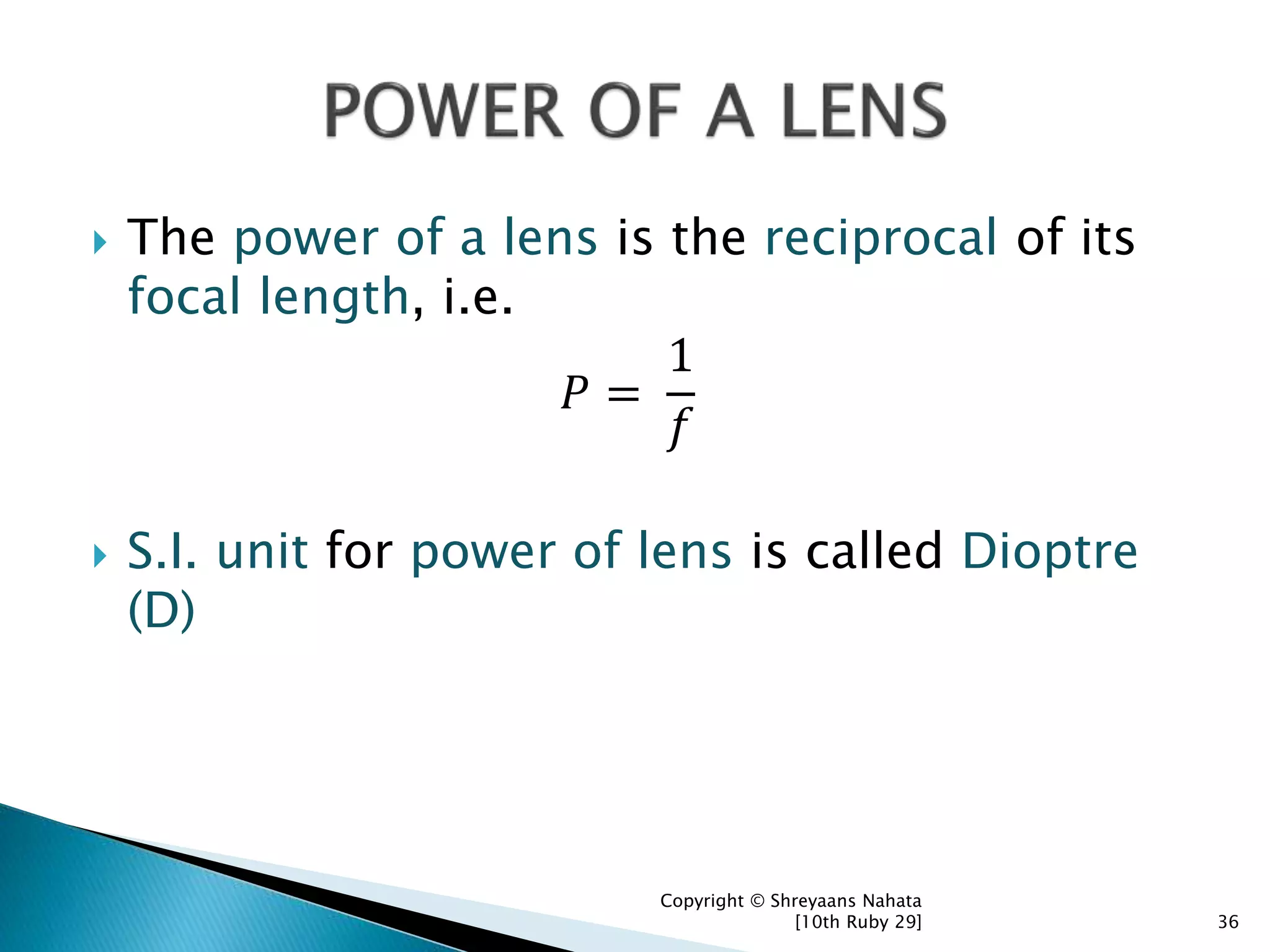 Light - Reflection and Refraction Class 10 Physics Complete | PPTX ...