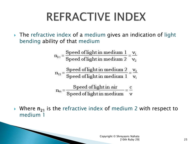 Light Reflection And Refraction Class 10 Physics Complete Ppt