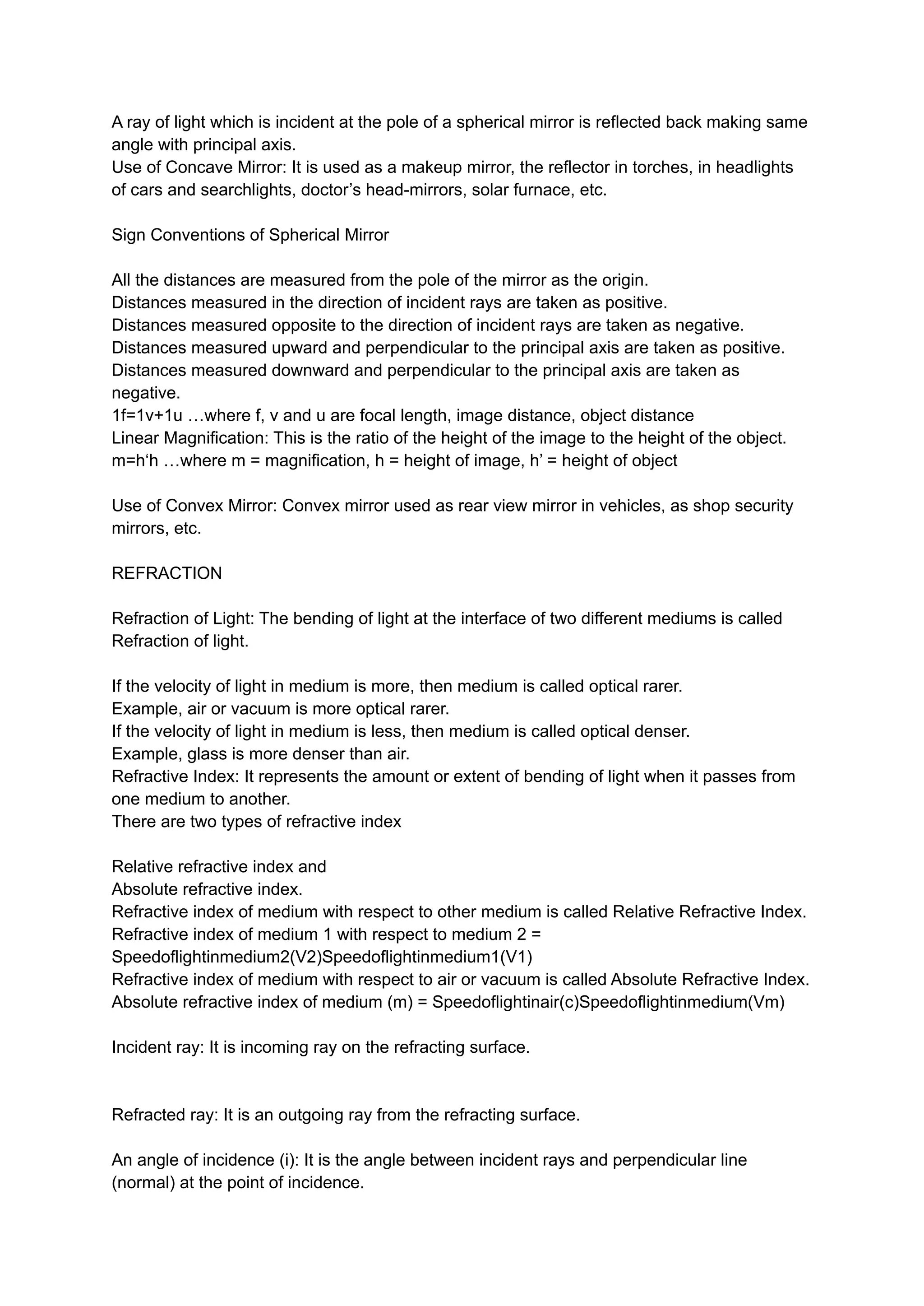 Light- refraction and reflection .pdf