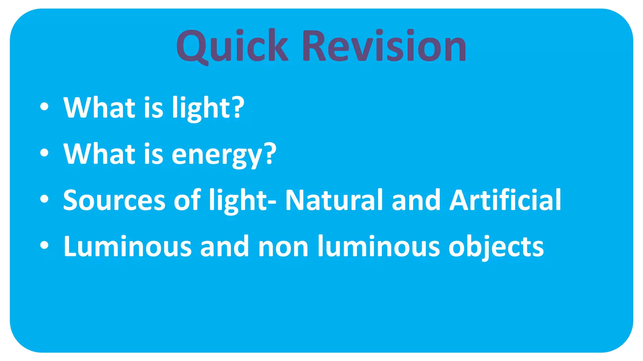 class-6th science chapter-11 (lLight shadow and reflection) | PPTX