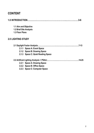 Light Analysis of Building Science II | PDF