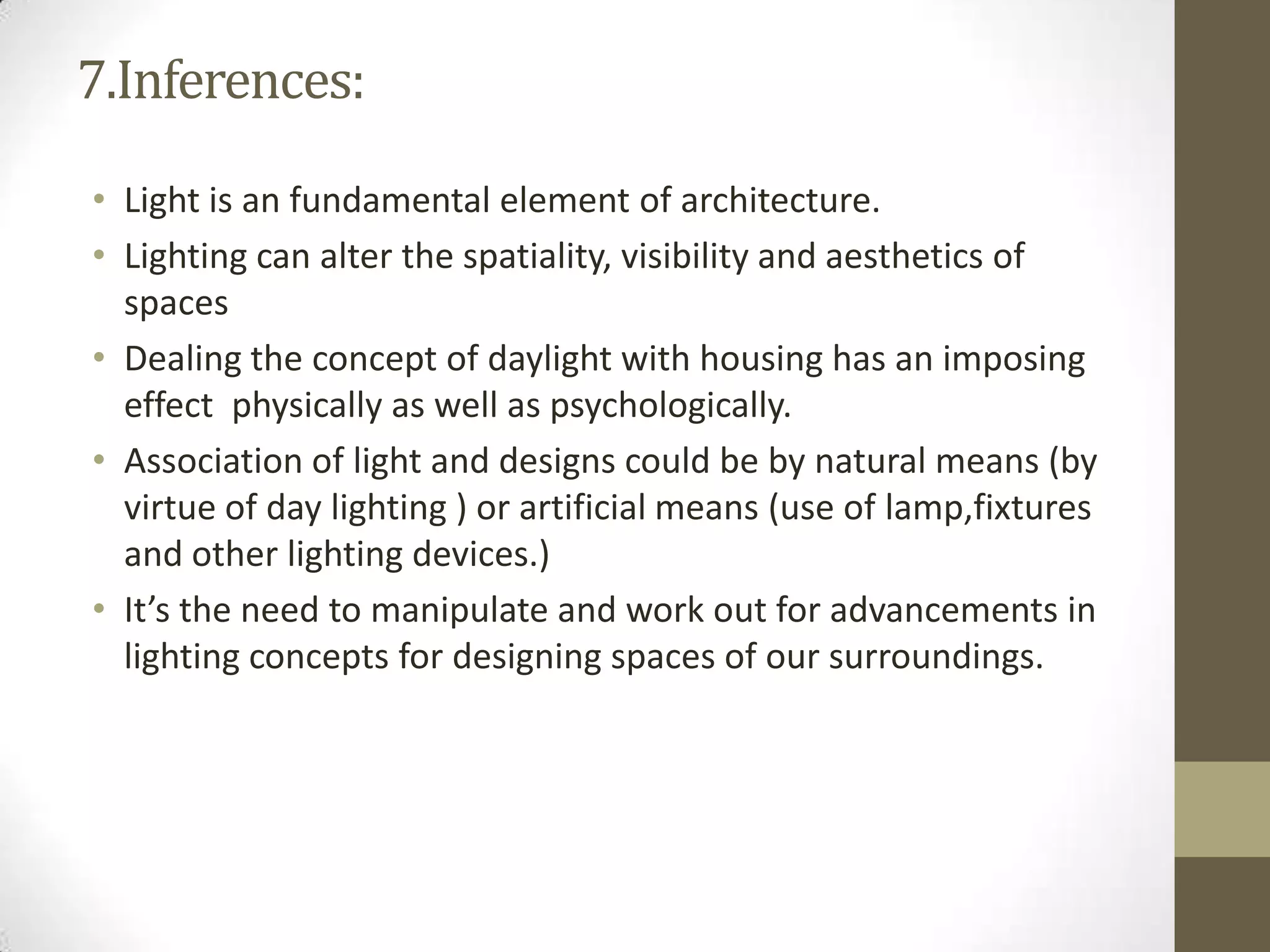 Light And Architecture Pptx