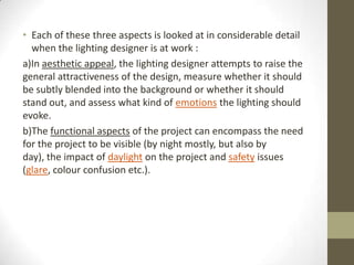 Light and architecture | PPTX