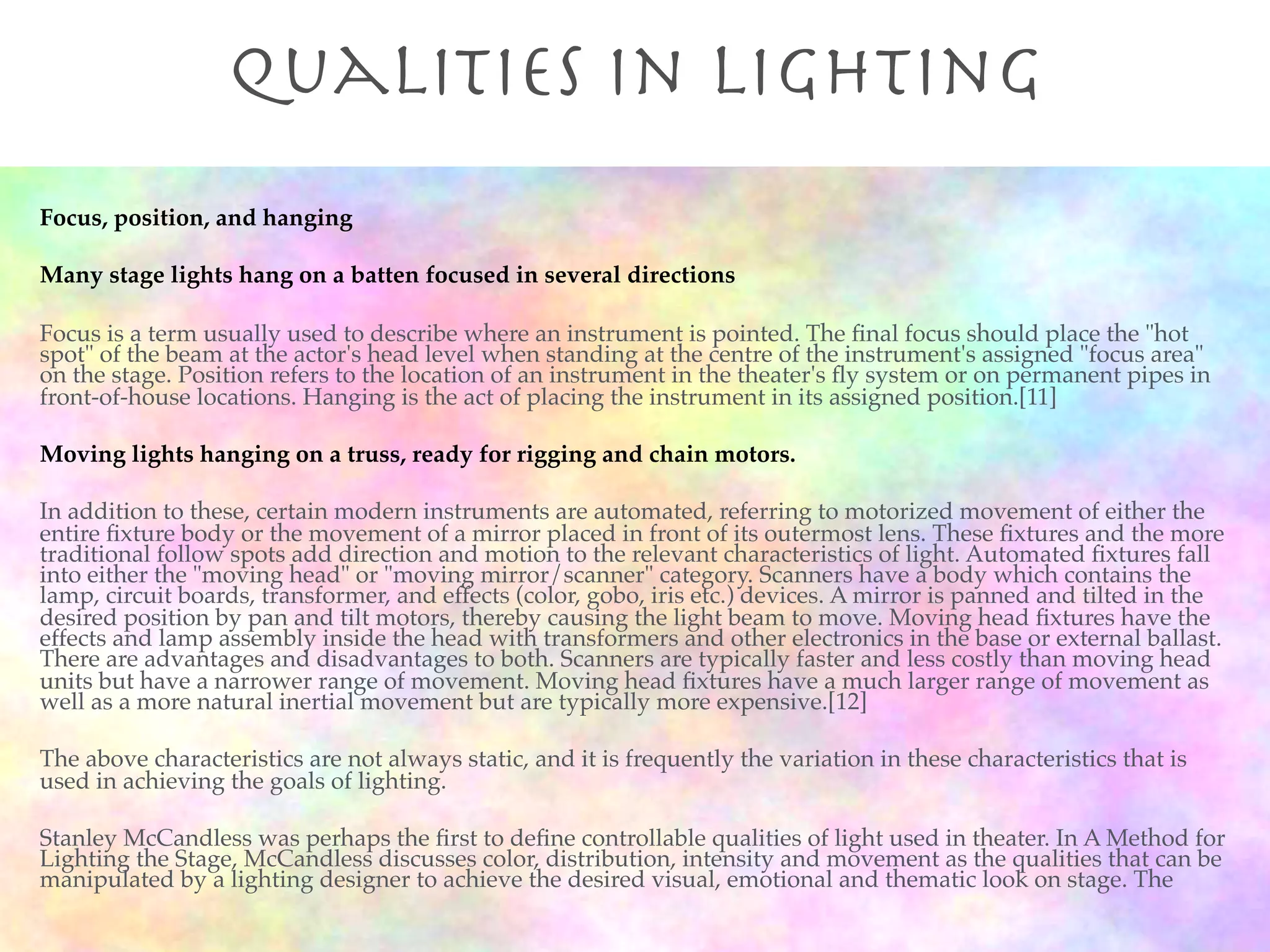 Light and colour | PDF