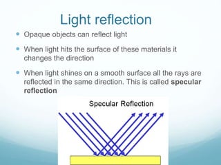 Light and colour | PPT