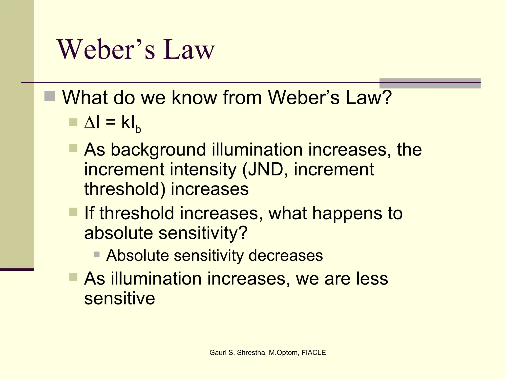 Light and dark adaptation | PPT