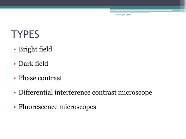 Light and Dark field microscopy | PPTX