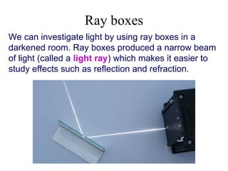 Light and images.ppt pptx for grade 10 physics | PPT