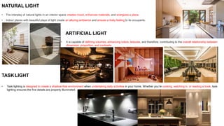 LIGHT AND ITS INFLUENCE IN INTERIOR DESIGN.pptx