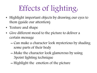 Light and lighting | PPTX