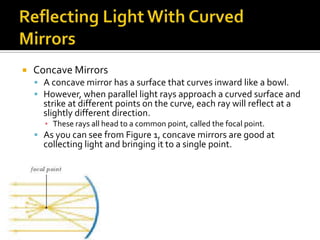 Light and optics notes | PPTX