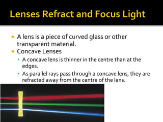 Light and optics notes | PPTX
