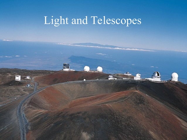 light and telescopes astronomy science.ppt