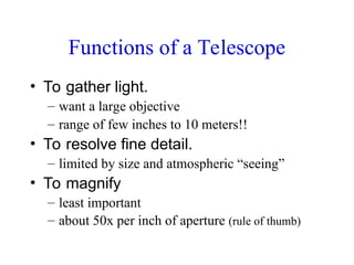 light and telescopes astronomy science.ppt