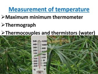 Light and temperature of an ecosystem | PPTX
