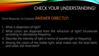 Light and The Electromagnetic Spectrum | PPTX