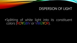 Light and The Electromagnetic Spectrum | PPTX