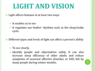 Light and vision | PPTX