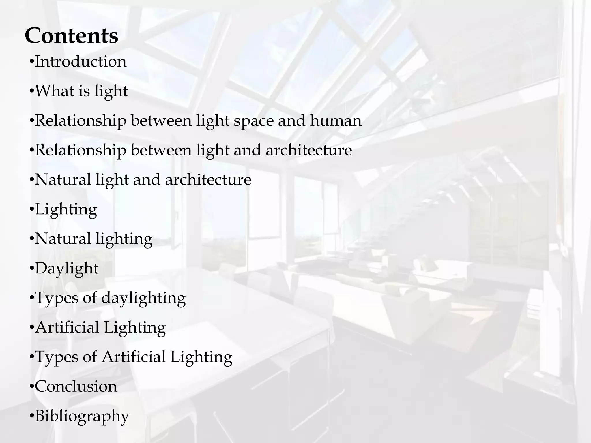 Light as an architectural elemant1 | PPTX