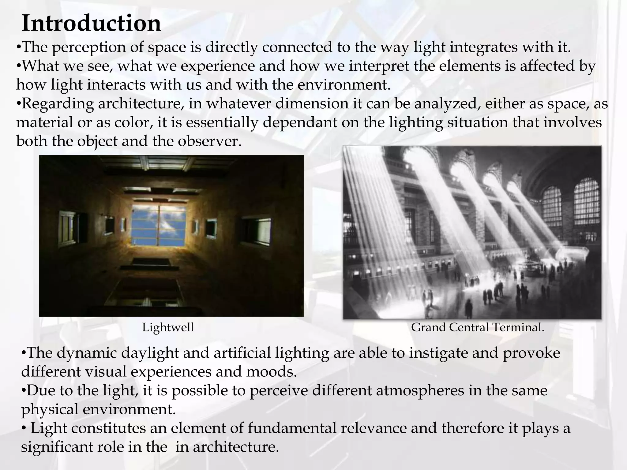 Light as an architectural elemant1 | PPTX