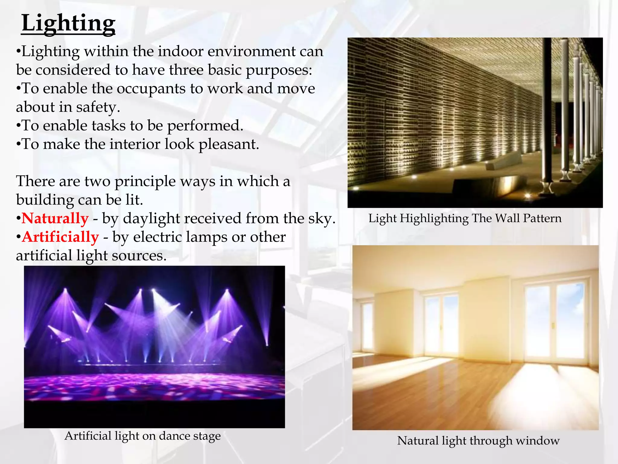 Light as an architectural elemant1 | PPTX