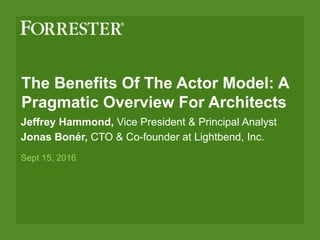 Benefits Of The Actor Model For Cloud Computing: A Pragmatic Overview ...