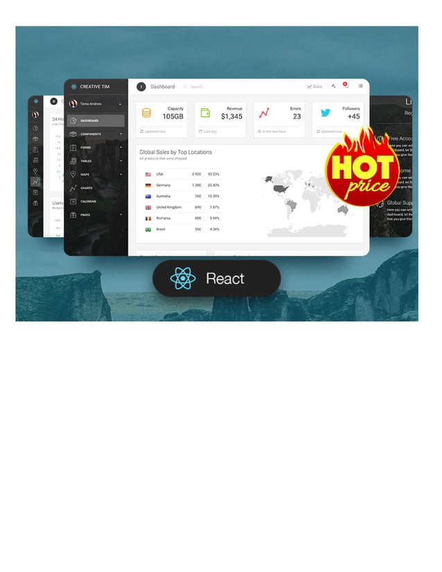 30% Off Light Bootstrap Dashboard PRO React Coupon Code | PDF