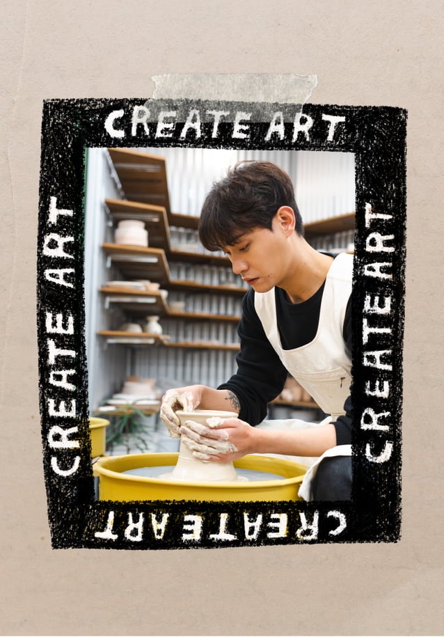 Light Brown White Black Collage Art Personal Interests Zine.pdf | Art ...