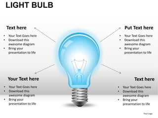 Light bulb powerpoint presentation templates | PPTX