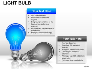 Light bulb powerpoint presentation templates | PPTX