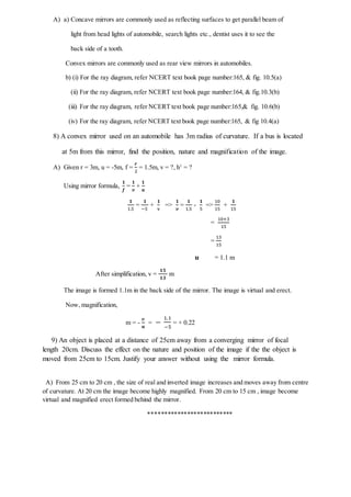 CLASS X SCIENCE STUDY MATERIAL | DOCX
