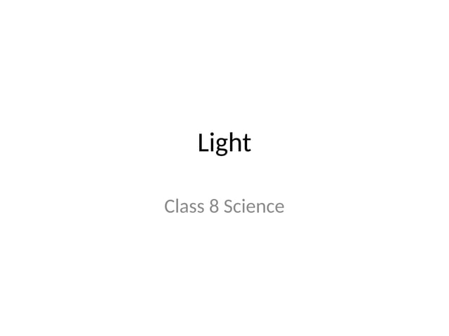 Light class 8 of NCERT of science including reflection and refraction ...