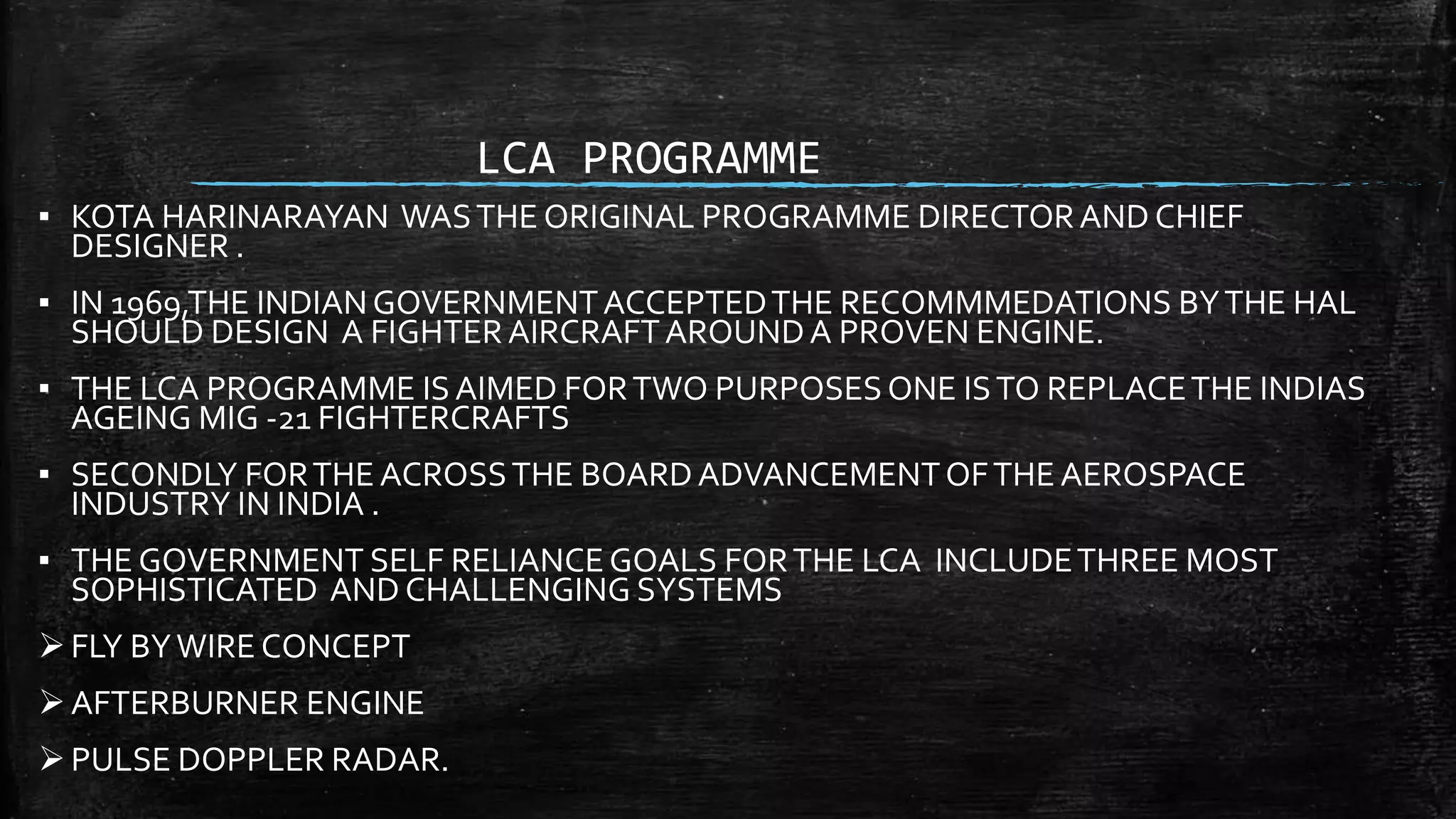 Light combact aircraft tejas | PPTX