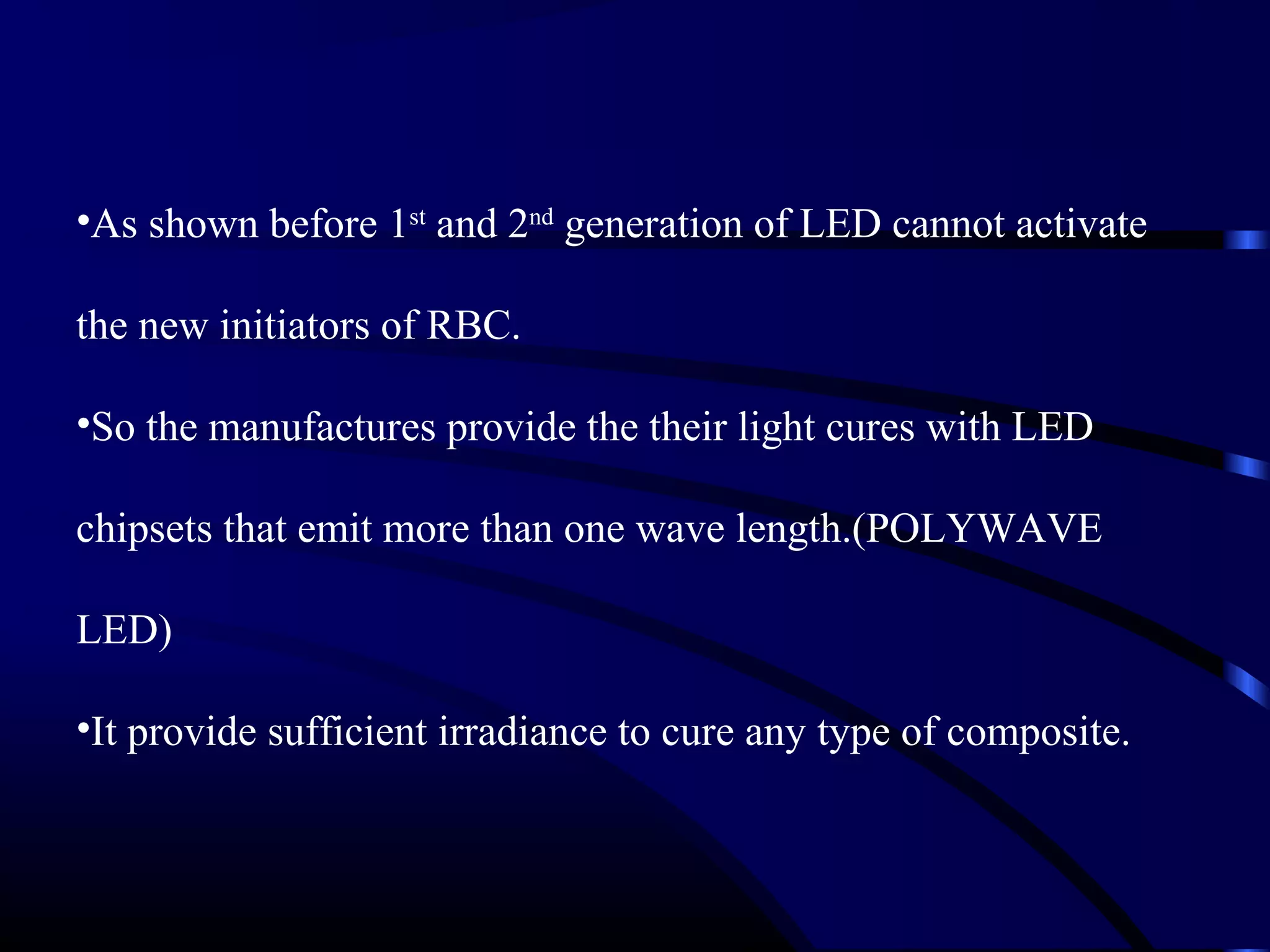 Light curing units - Dr. JAGADEESH KODITHYALA | PPT