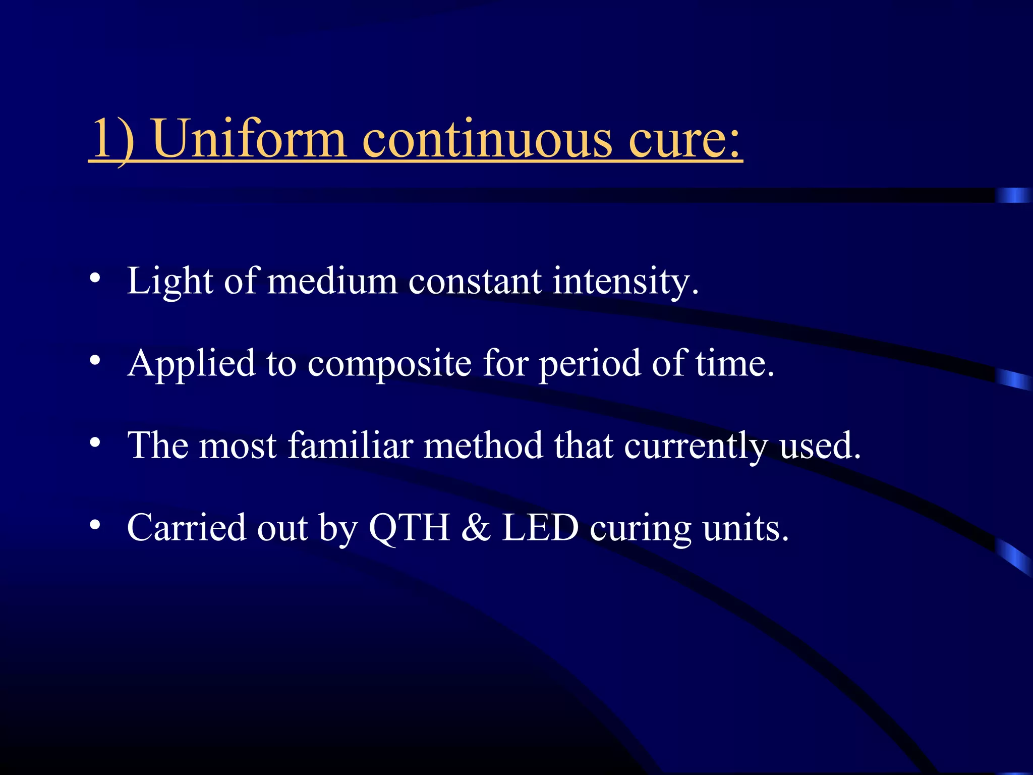 Light curing units - Dr. JAGADEESH KODITHYALA | PPT