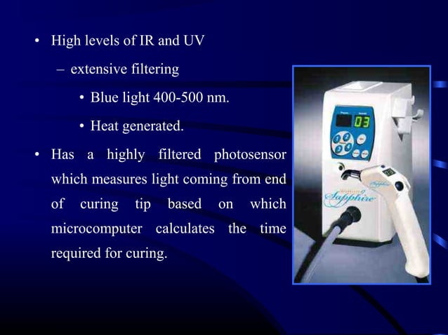 Light curing units - Dr. JAGADEESH KODITHYALA | PPT