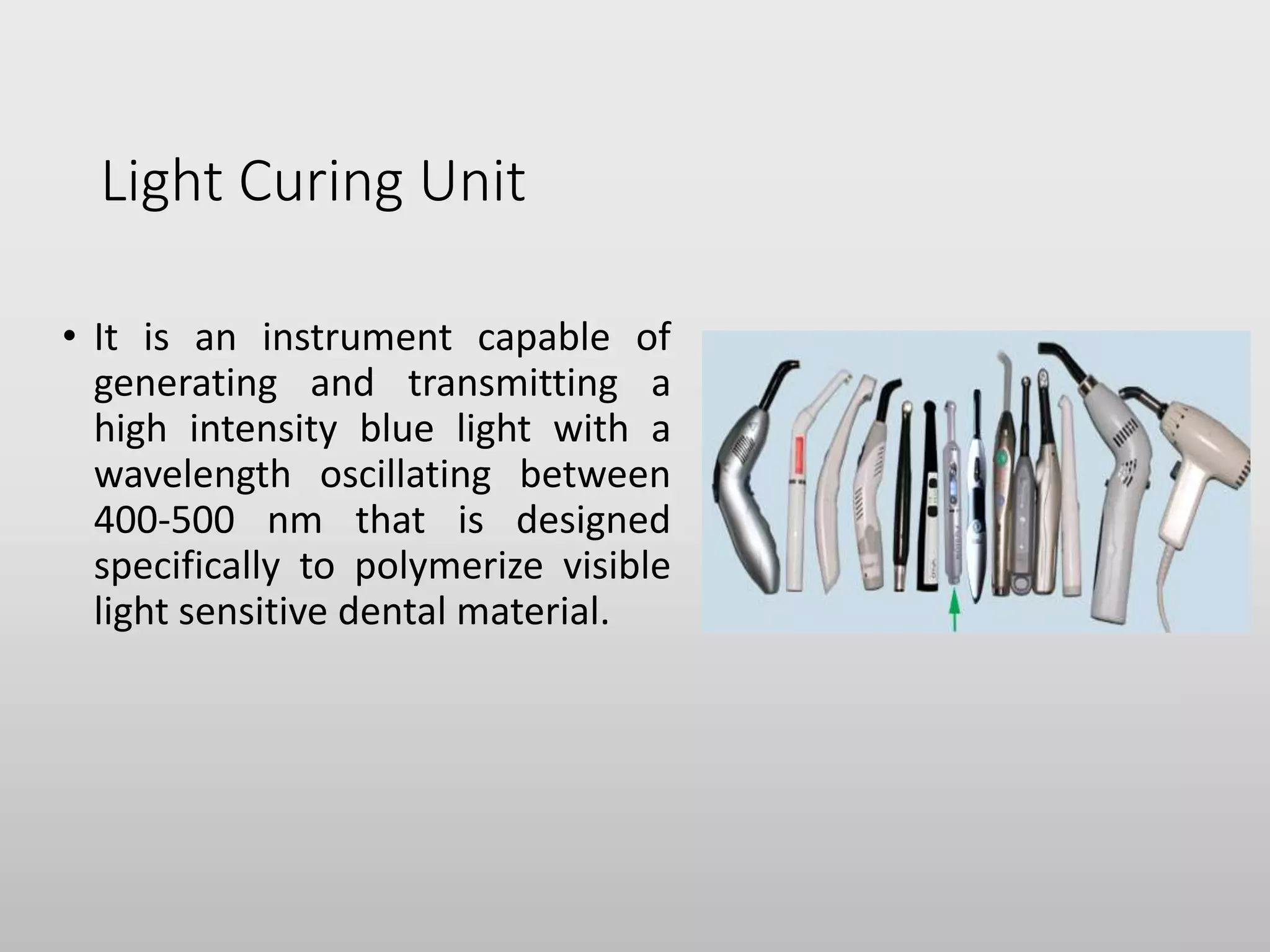 Light curing units | PPTX