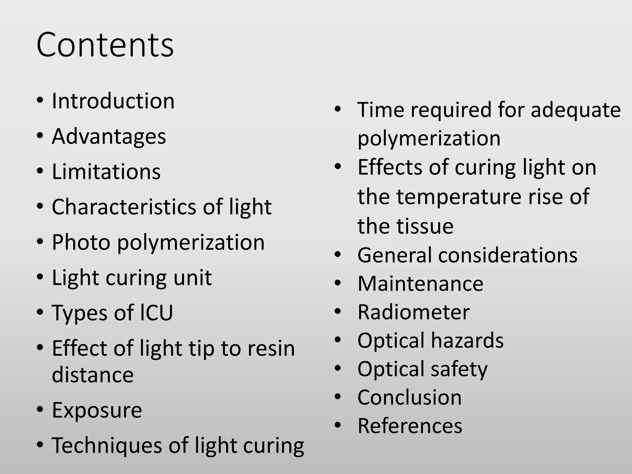 Light Curing Units Pptx