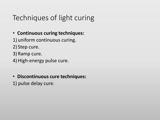 Light curing units | PPTX