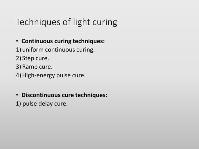 Light curing units | PPTX