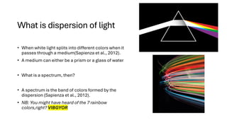 Light Dispersion (Grade 10 Physical sciences) | PDF