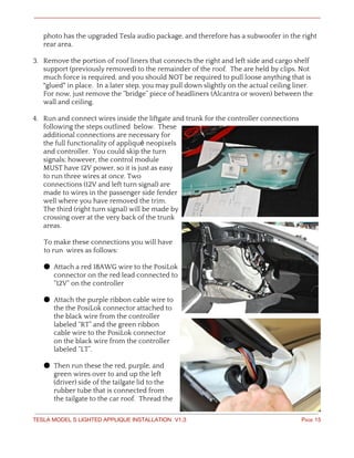 EVANNEX - Lighted Emblem Installation Guide for Tesla Model S | PDF