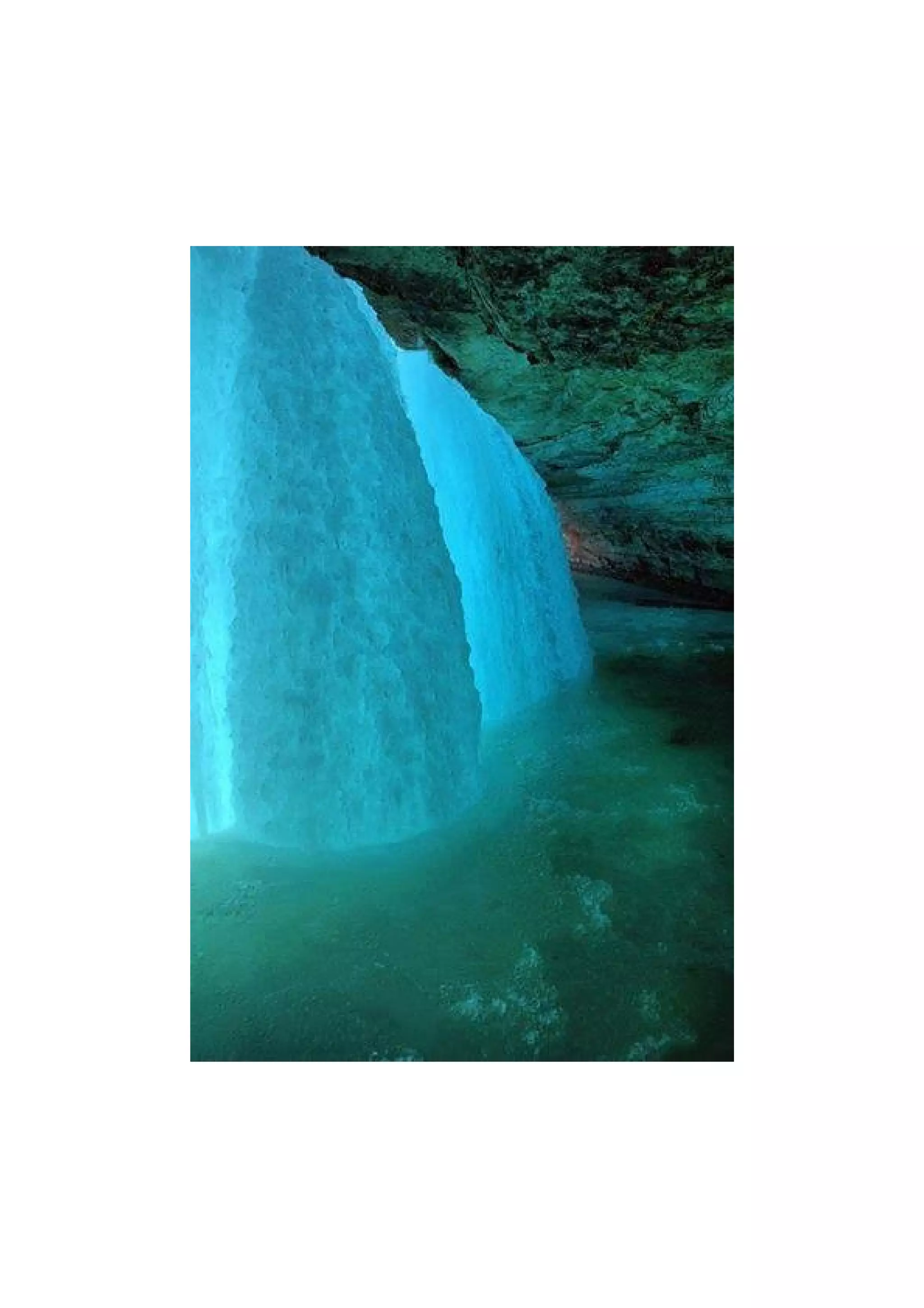 Lighted waterfall | PPT
