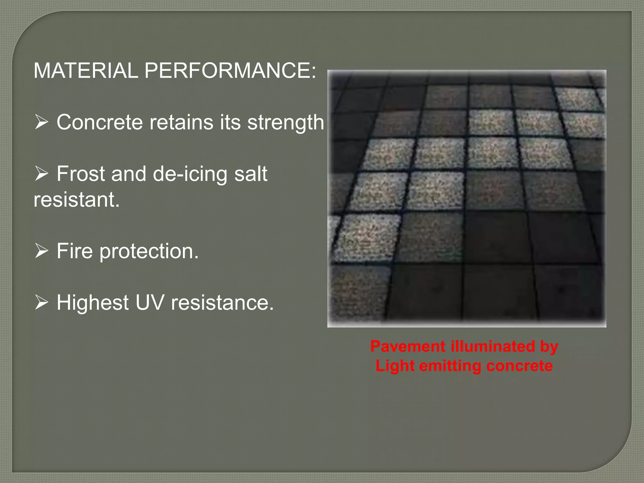 Light emitting concrete [OR] Translucent concrete | PPTX