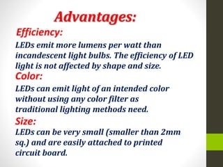 Light emitting diode (LED) | PPTX