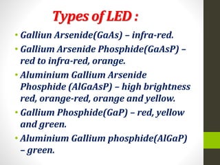 Light emitting diode | PPTX